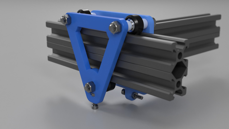 3-wheeled Y guide (Re-D-Bot) - Pinshape