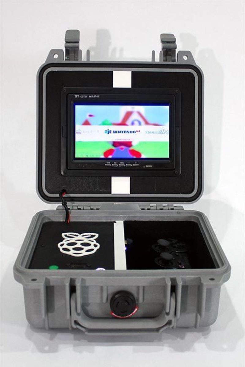 Retro Pie Box Version 2 - Portable Raspberry Pi Emulation Consol - Pinshape