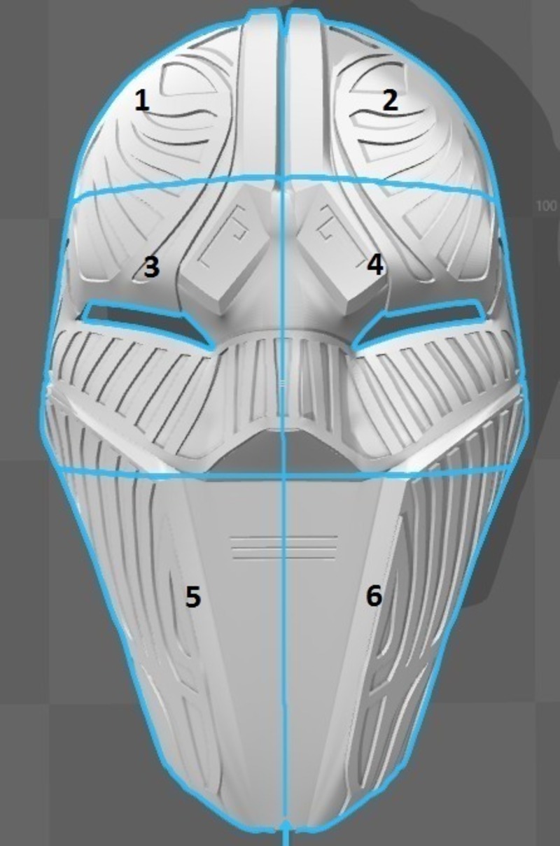 Sith Acolyte Mask (Star Wars) - Pinshape