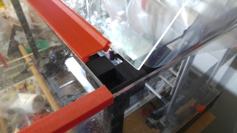 Rigidbot enclosure 3mm Perspex Acrylic Sheets - Pinshape