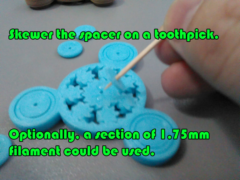 Fully 3D printed fidget spinner - Pinshape