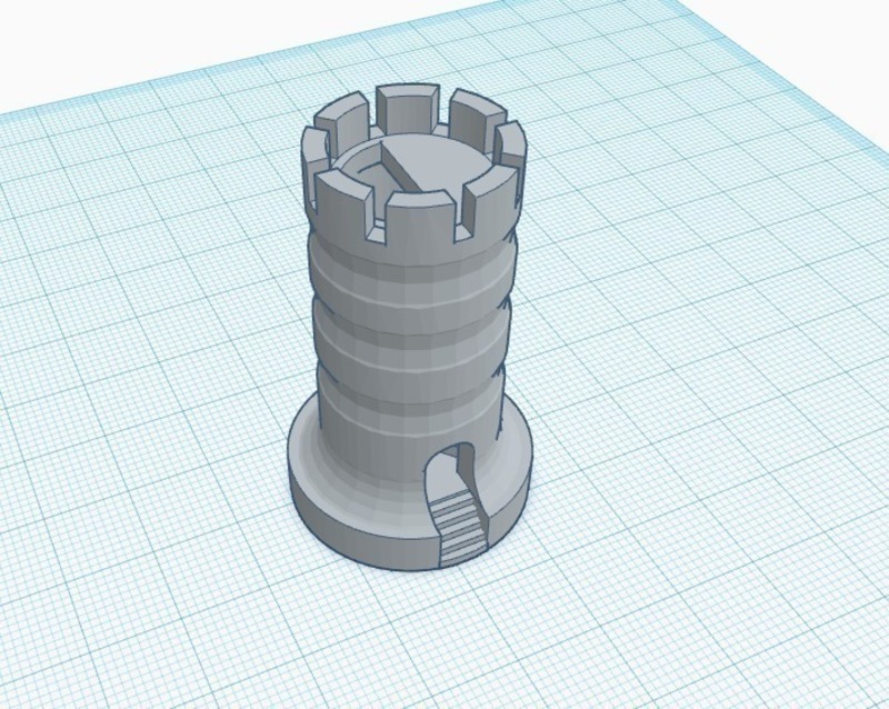 Rook With Staircase - Pinshape