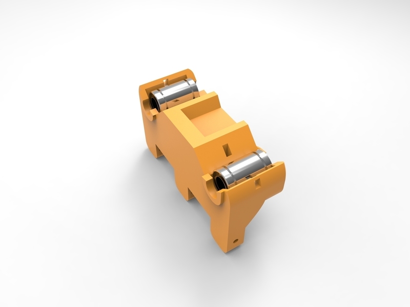 Delta Printer Z Lineer Roller Part - Pinshape