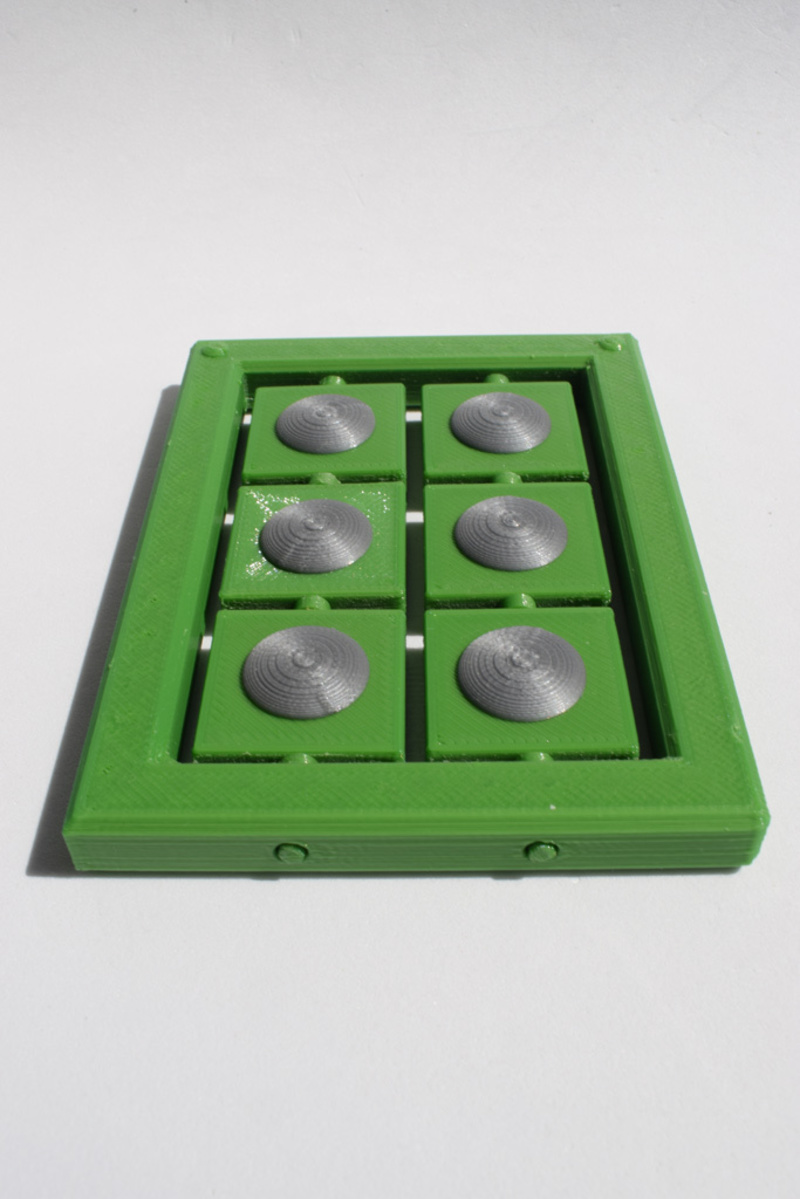 Braille cell - letter learning kit - Pinshape
