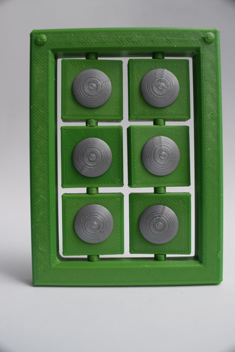 Braille cell - letter learning kit - Pinshape