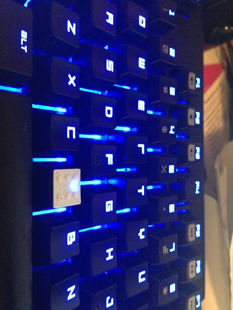 3d Printing Braille Keyboard Caps - Pinshape
