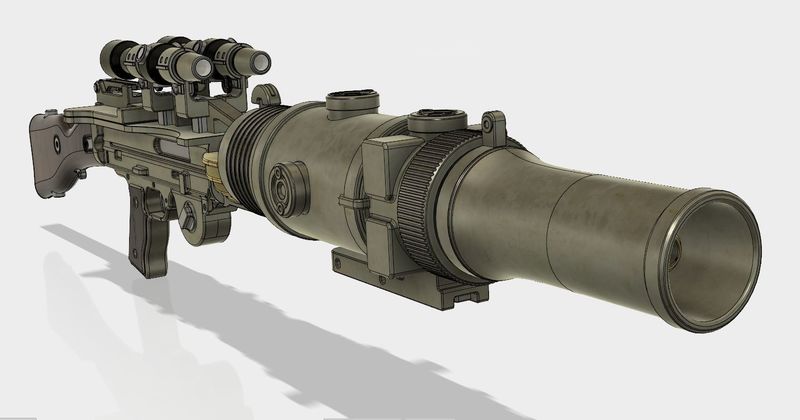 T-21B heavy blaster - Pinshape