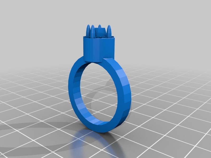 Tiger woman ring 2 - Pinshape