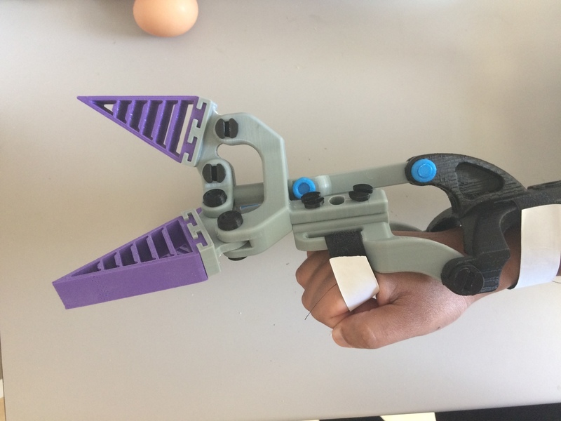 Fin Gripper (Robotic/Prosthetic Hybrid) - Mark VI - Pinshape