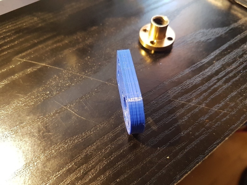 8mm Lead screw nut bracket - Pinshape