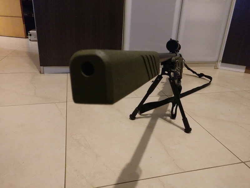 260mm Airsoft Supressor - Pinshape