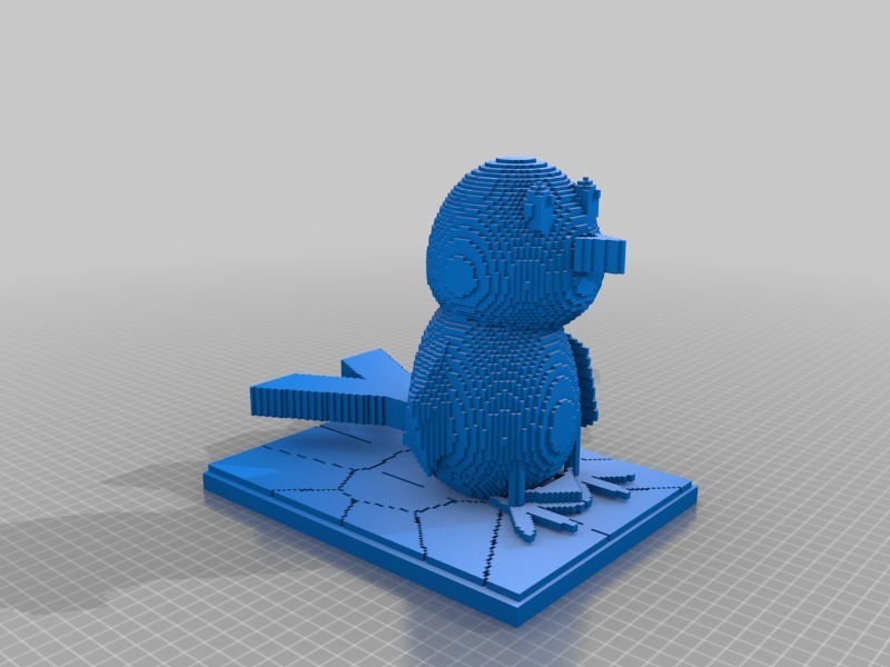 the blue bird - Pinshape