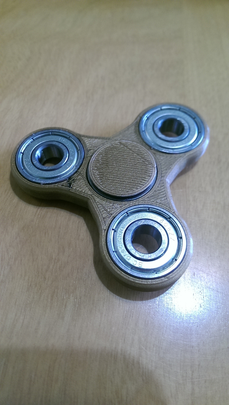 Fidget Tri-Spinner - Pinshape
