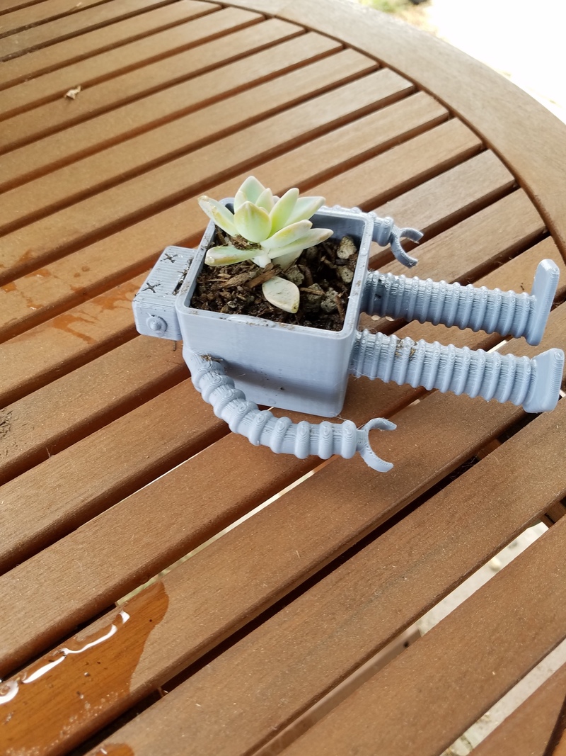 Robot Planter - Pinshape