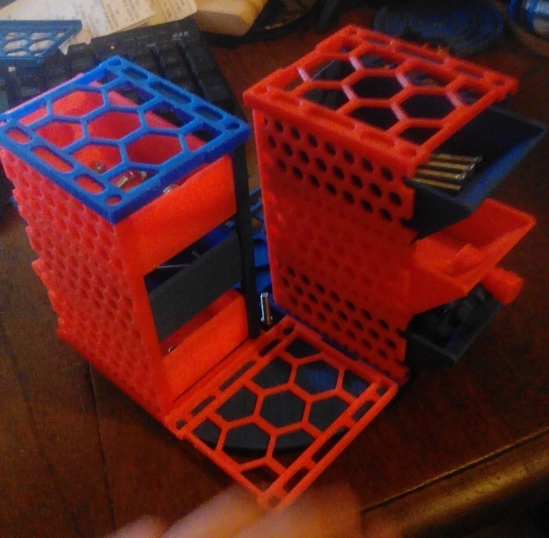 Modular Screw, Nut and Bolt Drawers on a Rotating Base - Pinshape