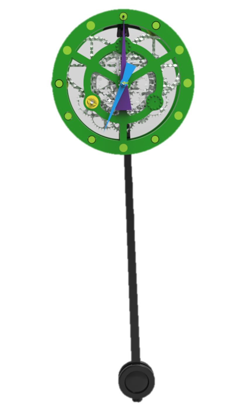 Fully Functional GrandFather Clock-Pendulum Powered - Pinshape