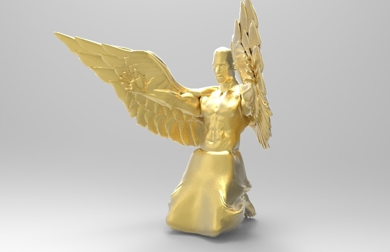 Angel Pose - Pinshape