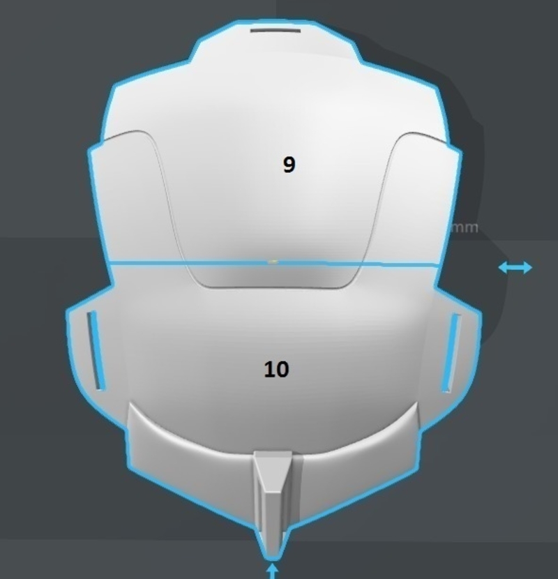 Deathstroke mask Arkham Origins with Back Piece - Pinshape