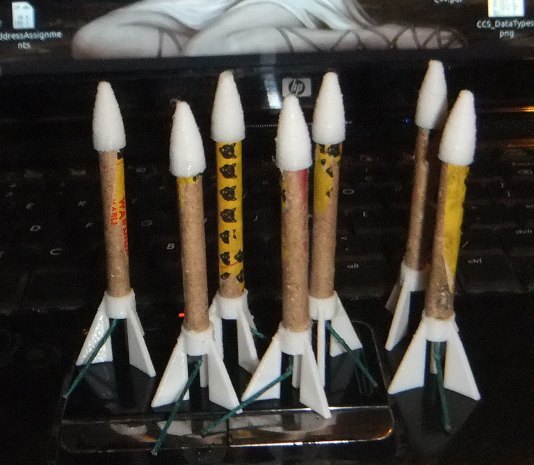 Bottle Rocket Fin Designs