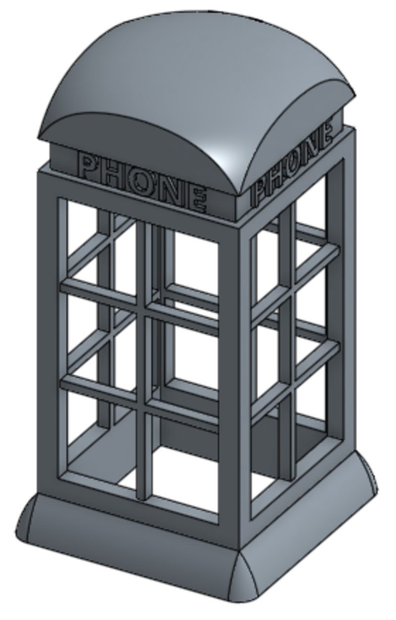 The Phone booth light - Pinshape