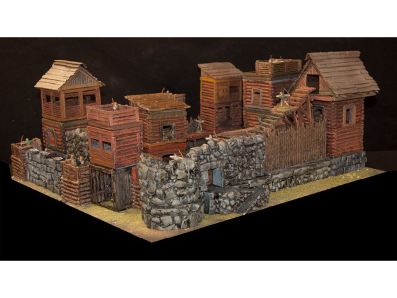 OpenLOCK Tile Samples Dirt Shanty Stone Log Walls and Floors - Pinshape