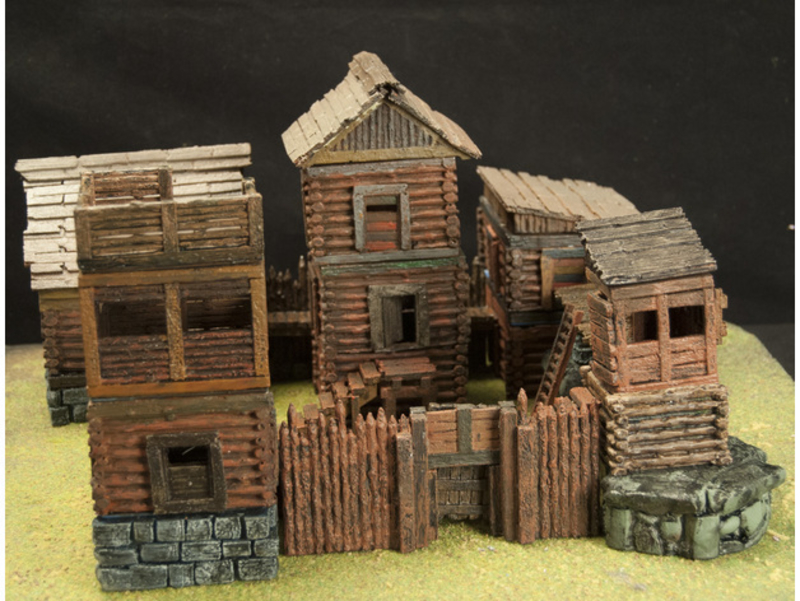 OpenLOCK Tile Samples Dirt Shanty Stone Log Walls and Floors - Pinshape