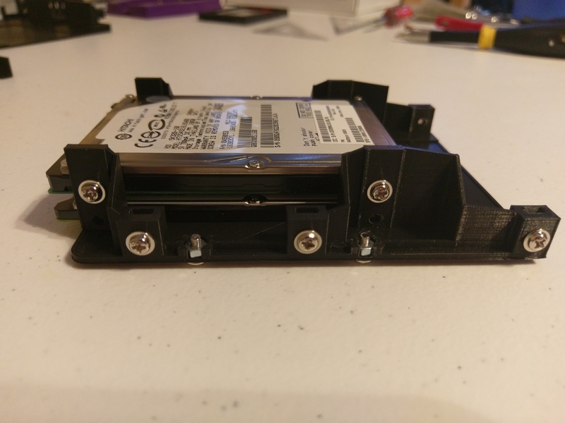 Drive Bay Adapter V4 (3.5" to 2x2.5") - Pinshape