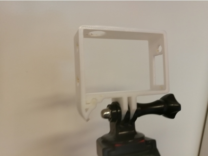 Quick Release GoPro Hero Frame - Pinshape