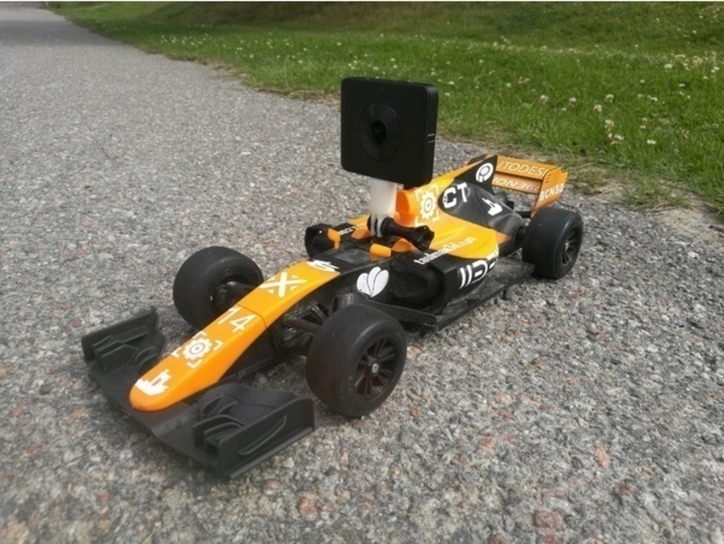 360° camera mount for OpenRC F1 - Pinshape