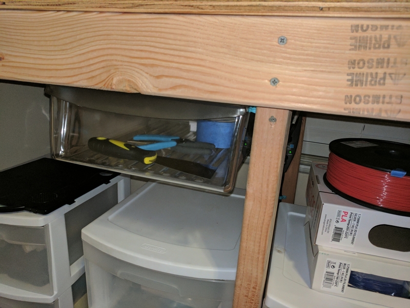 Rails for Reclaimed Refrigerator Drawer - Pinshape