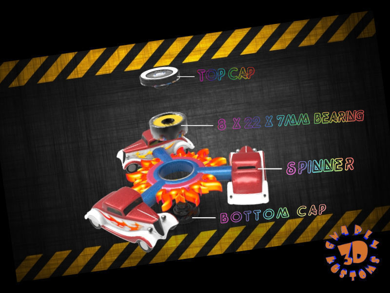 The 1934 Ford Coupe Fidget Spinner - Pinshape