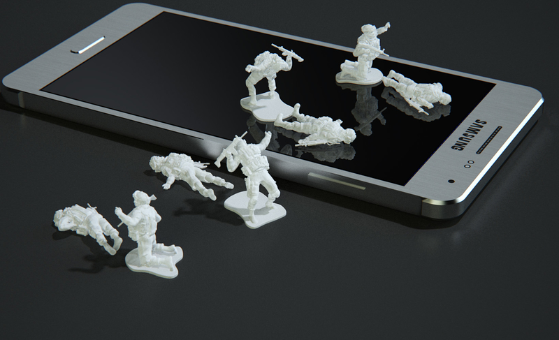 Modern Soldier getting shot pose on knees (esc: 1/24) - Pinshape