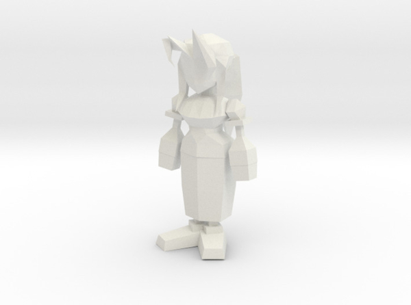 Tifa Low Poly - Pinshape
