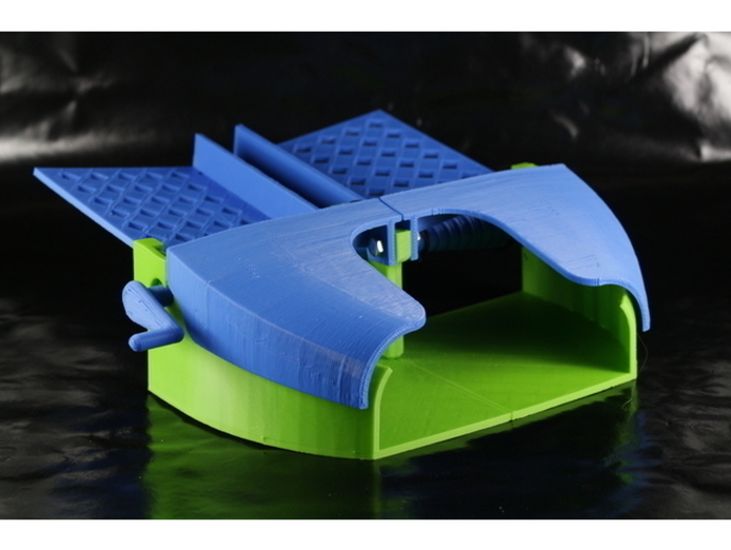 3D Printed Card deck shuffler by larsRB | Pinshape