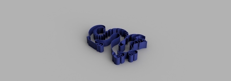 Drexel Dragon Cookie Cutter - Pinshape