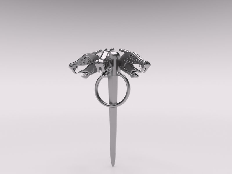 Daenerys Targaryen Three-headed Dragon Pin - Pinshape
