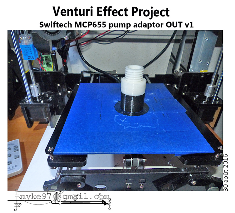 Swiftech MCP655 pump adapter OUT v1 - Pinshape