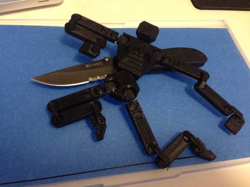 Print in Place Humanoid Robot - Pinshape