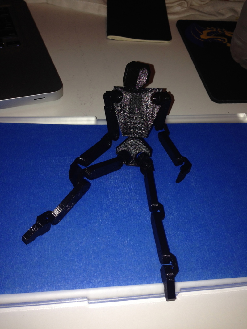 Print in Place Humanoid Robot - Pinshape