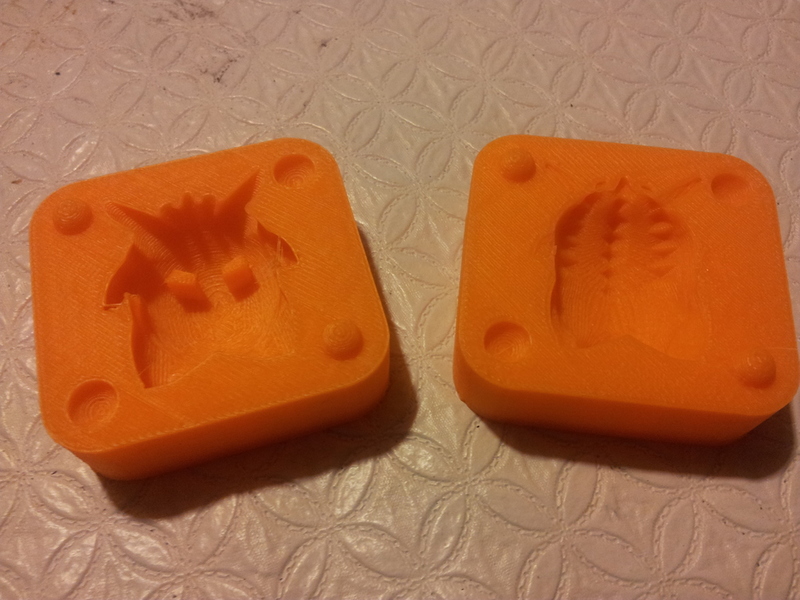 Low Poly Gengar mold - Pinshape