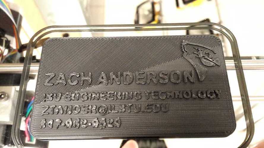 3D Printed Business Card Design by frostyapples | Pinshape