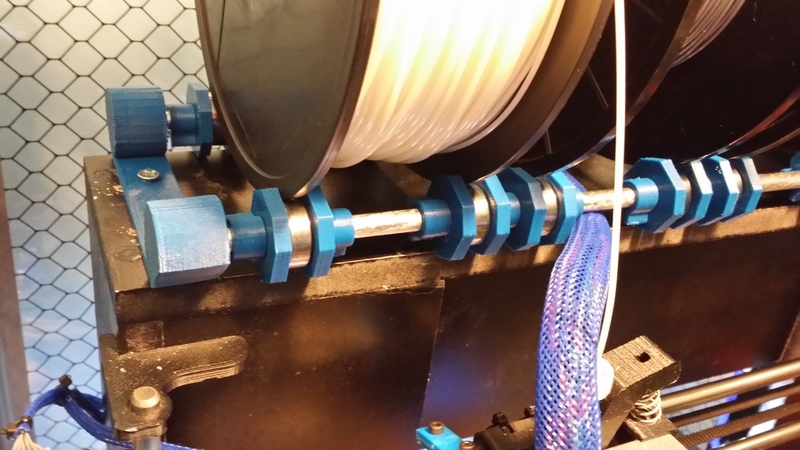 Filament bearing/rail system - Pinshape