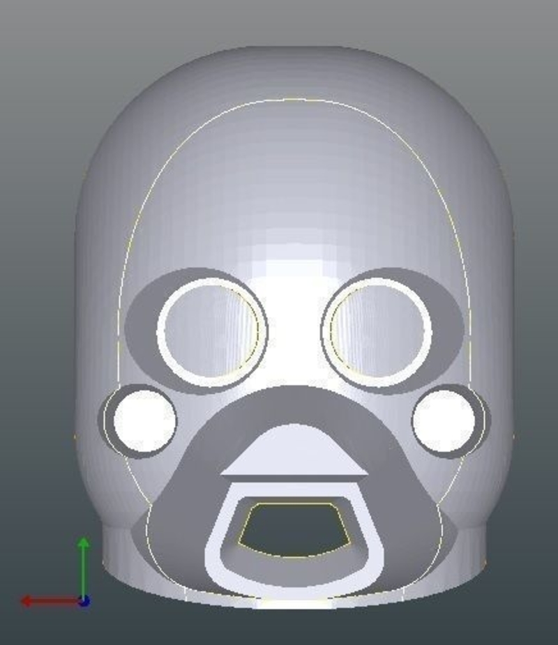 Tusken Raider Star Wars ANH Head - Pinshape