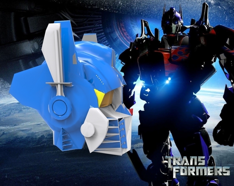 Optimus Prime Helmet - Pinshape