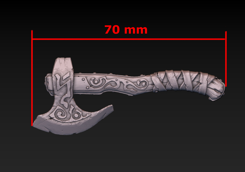 Battle Axe - Pinshape