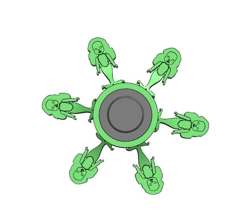 Fidget Spinner - Pinshape