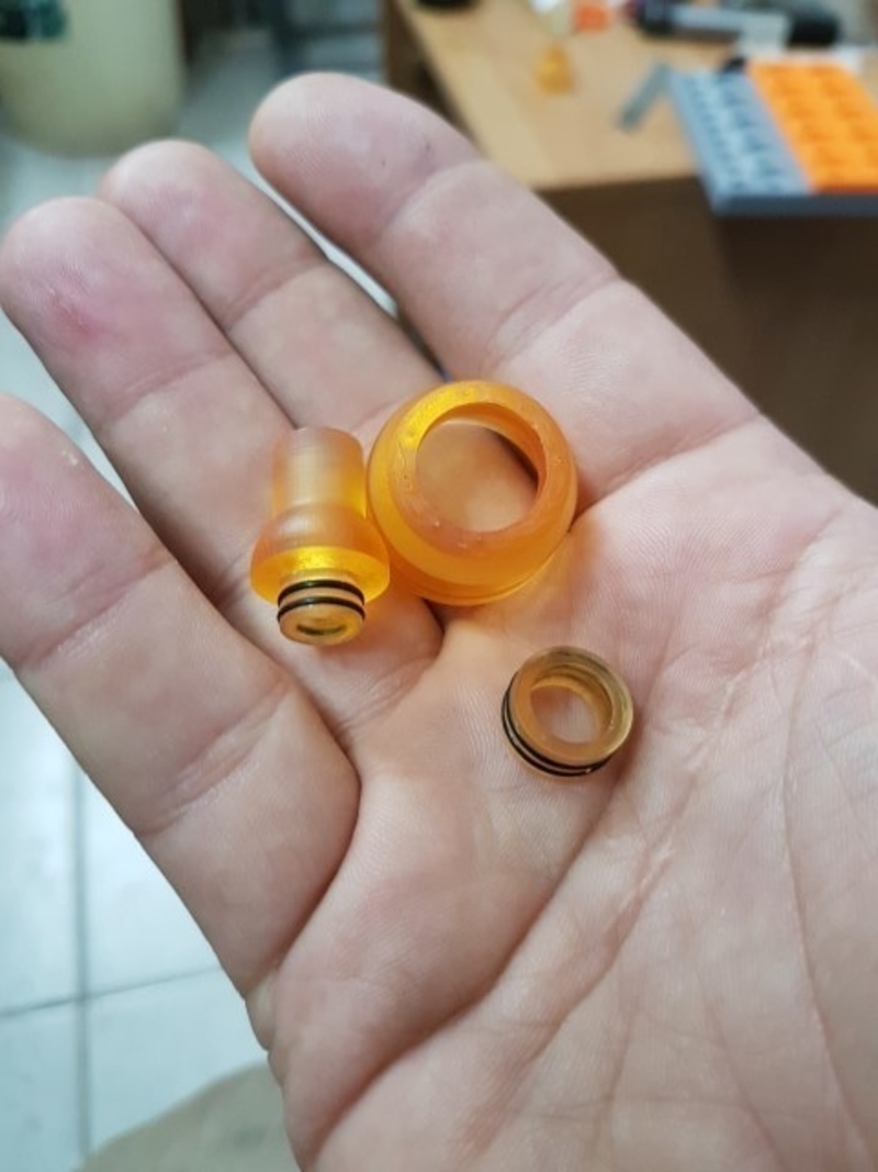 wasp nano for 810 drip tip +adaptor 810 to 510 +drip tip 810 - Pinshape