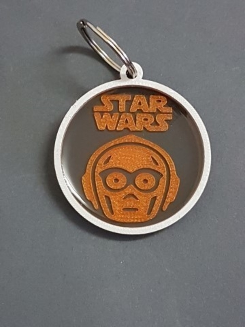star wars keychain colecktion 4 files - Pinshape