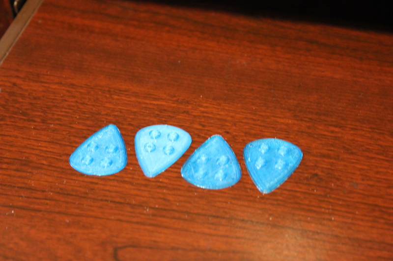 1mm-Guitar pick lego compatible grip texture - Pinshape
