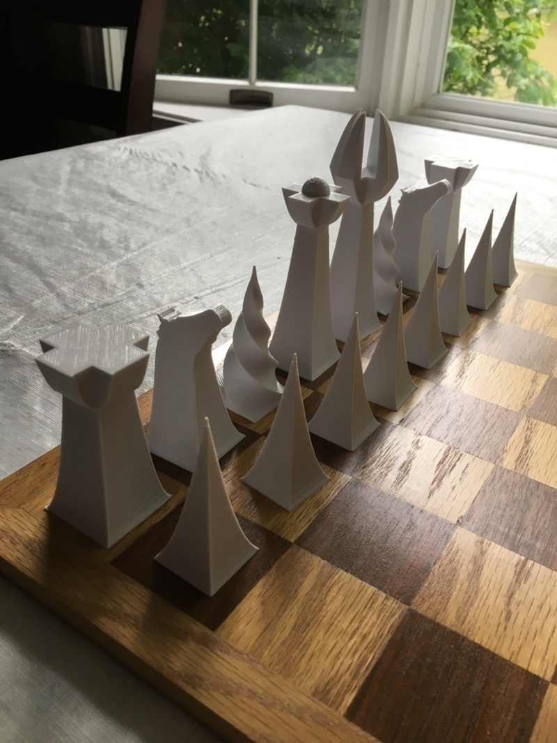 Parabolic Chess Set - Pinshape